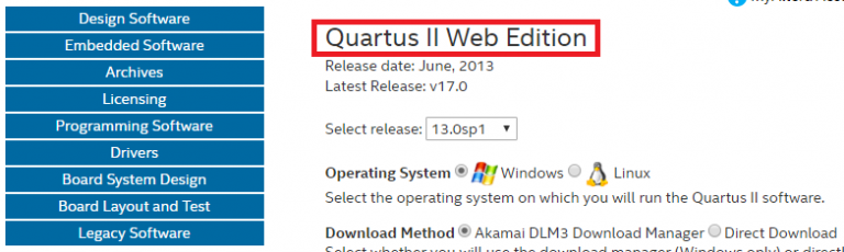 Quartus II Web Edition 13.0sp1をインストール – うろうろ電子工作